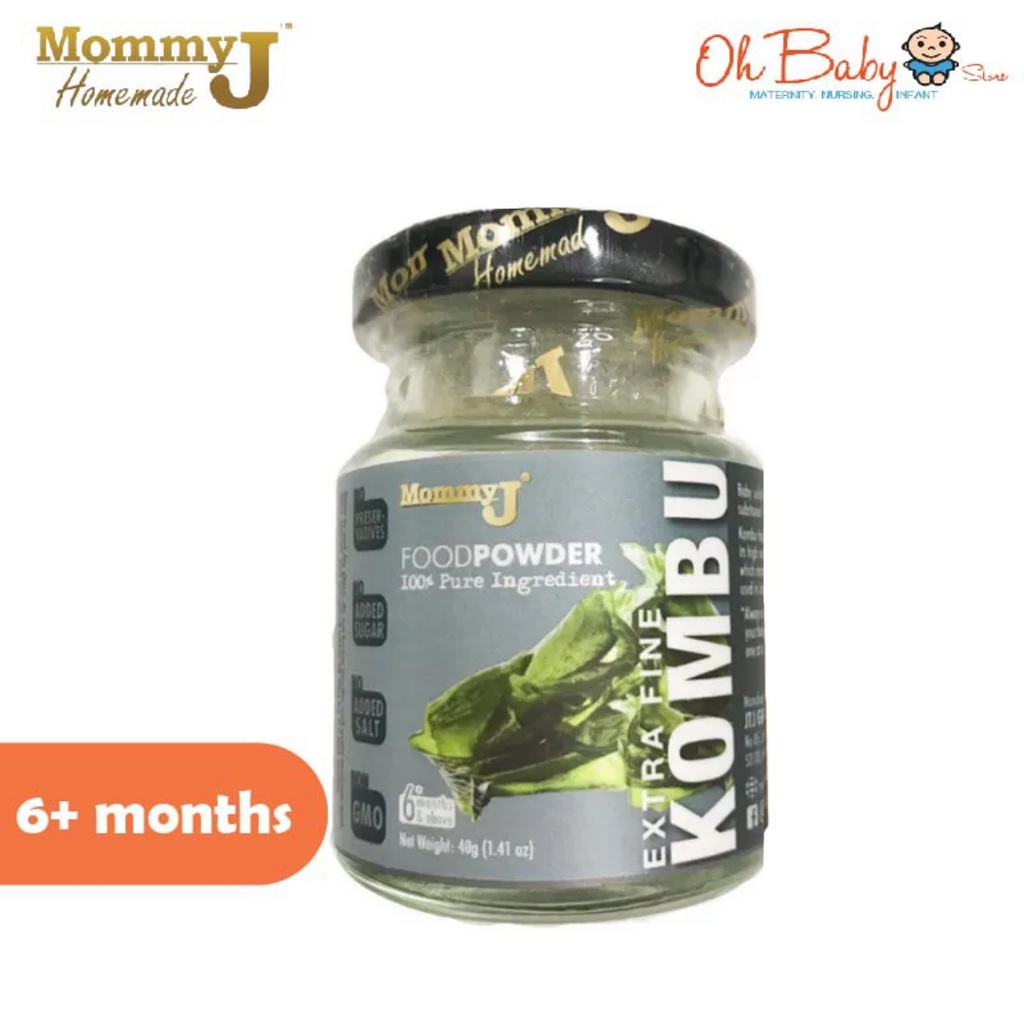 Mommyj Extra Fine Natural Kombu Powder for Baby 6m+ (40g) | Shopee Malaysia