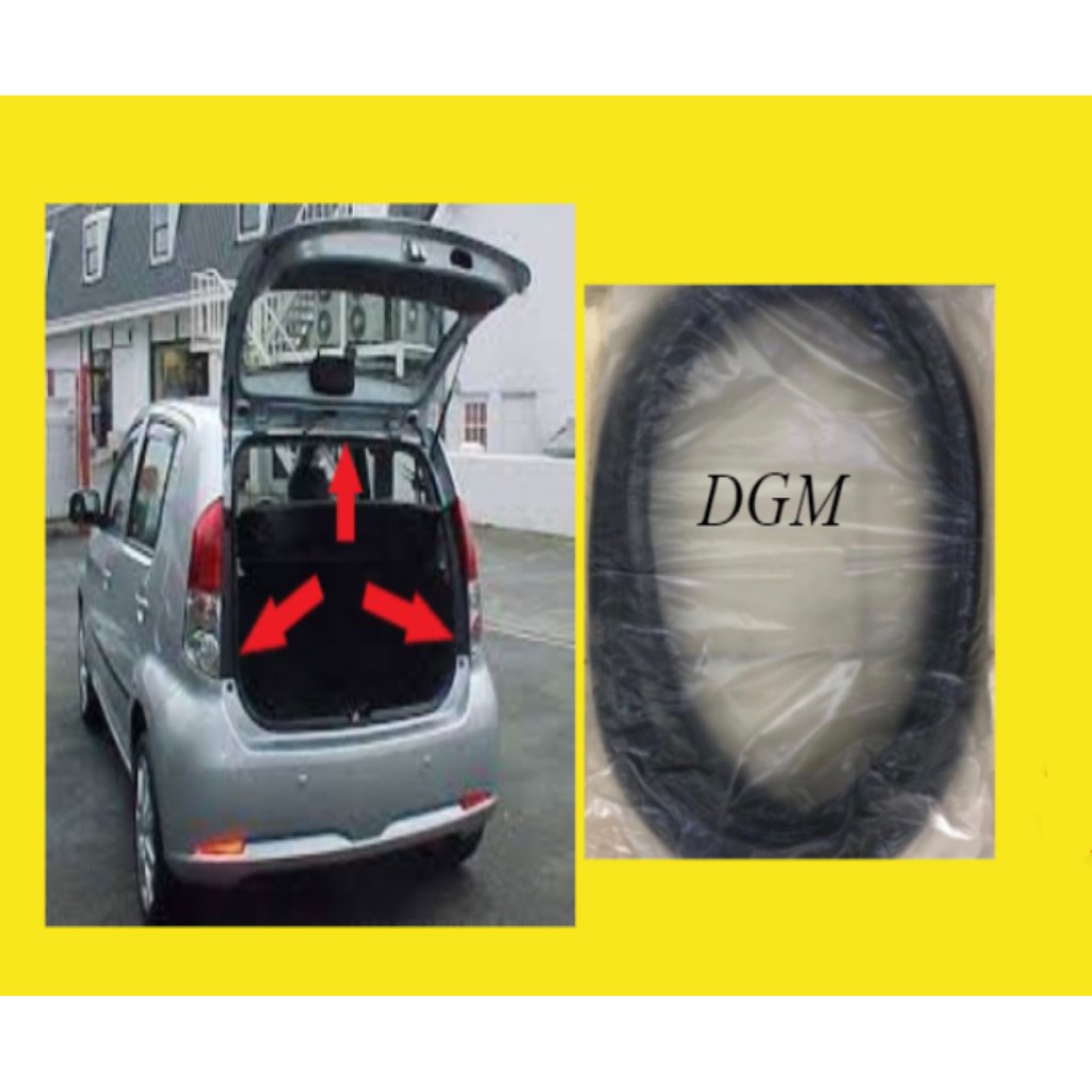 Perodua MYVI 2005-2010Y Rear Bonnet Rubber / Trunk Lid Boot Rubber ...