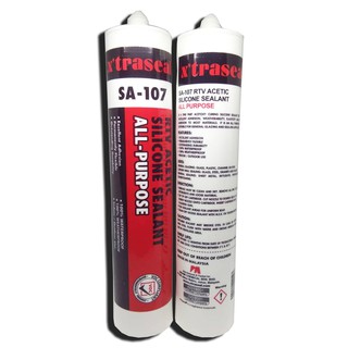 SA-107 All Purpose Acetic Silicone Sealant Xtrasel Gam Silikon Clear Black | Shopee Malaysia