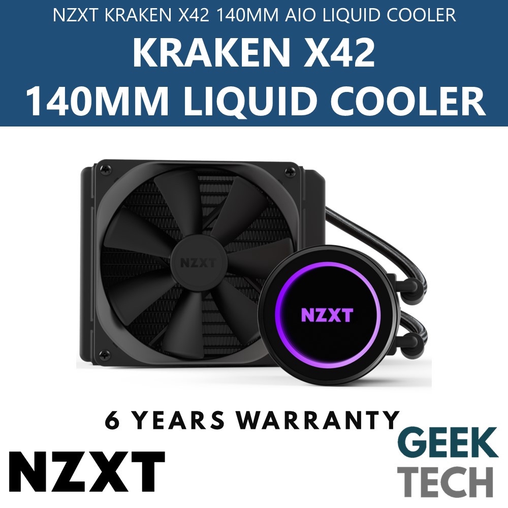 NZXT Kraken X42 140mm AIO Liquid Cooler | Shopee Malaysia