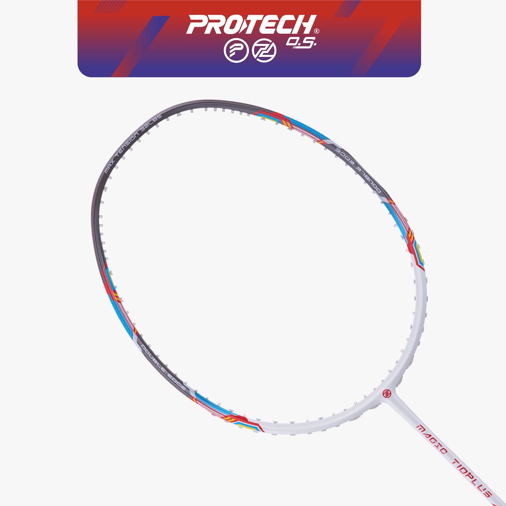 PROTECH Badminton Racket - Magic T10 PLUS (4UG2)(MAX 32LBS)(FREE String ...