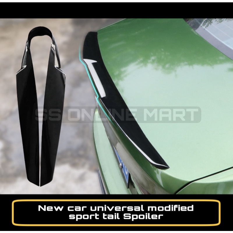 New car modified sport tail wing free perforation universal tail car ...