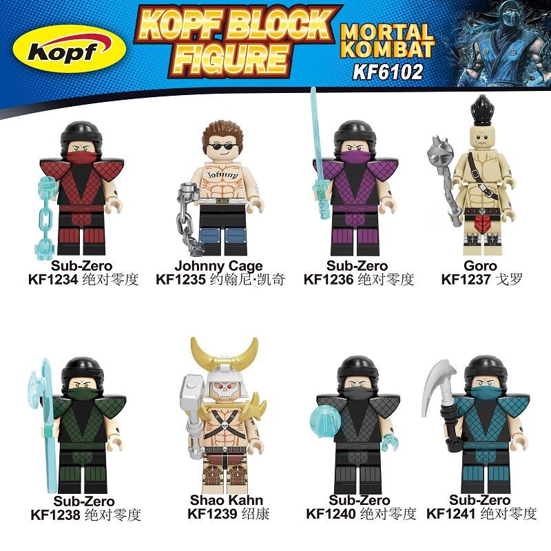 Lego Mortal Kombat Scorpion Vs Sub Zero