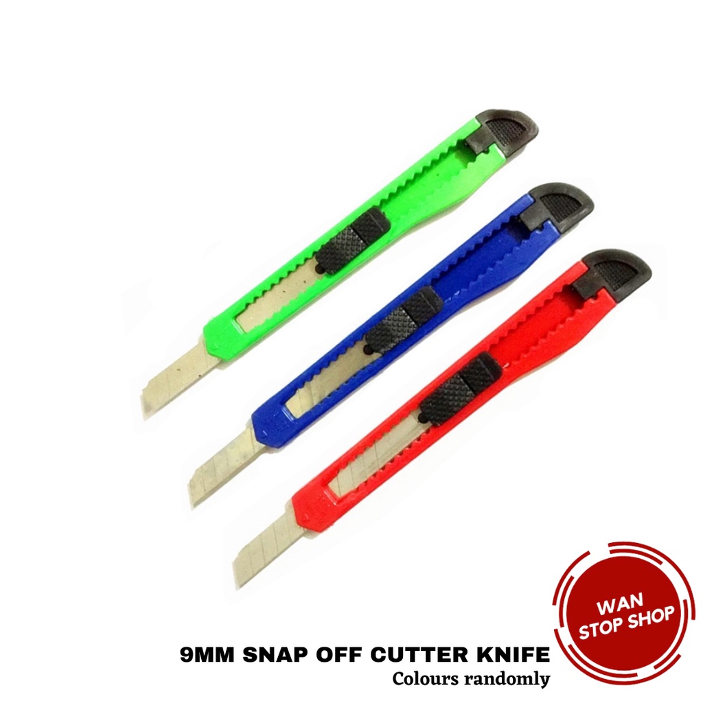 Knife Cutter 9mm Paper Cutter Utility Cutter Small Knife Plastic Slide ...