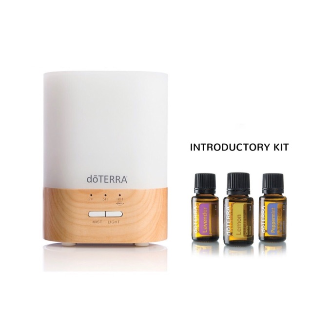 doTERRA Lumo Diffuser with Lavender, Peppermint & Lemon Essential Oil ...