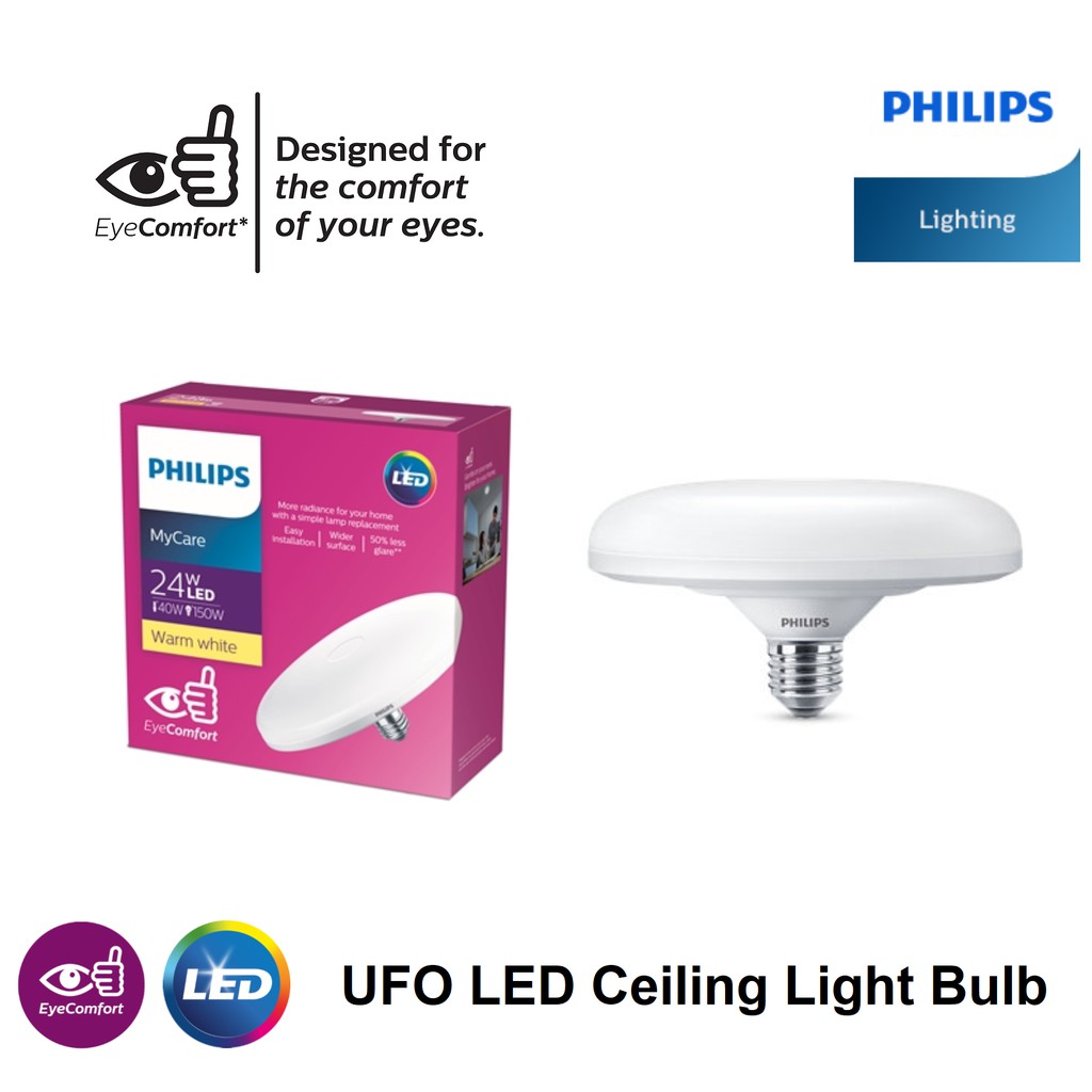 Philips UFO LED Bulb MyCare Led Ceiling Bulb EyeComfort Bulb 1CT/6 ... Philips UFO LED Bulb MyCare Led Ceiling Bulb EyeComfort Bulb 1CT/6 ...
