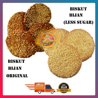 (BISKUT TIMBANG MURAH) BISKUT BIJAN (LESS SUGAR)/ SESAME BISCUIT/ 200G ...