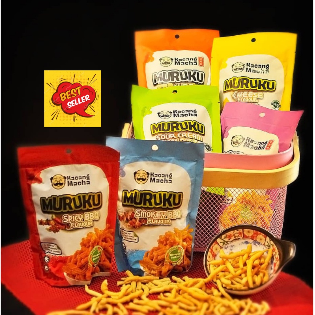 Muruku Snack Halal Homemade Kerepek Maruku/Meruku Kacang Macha ( Cheese ...