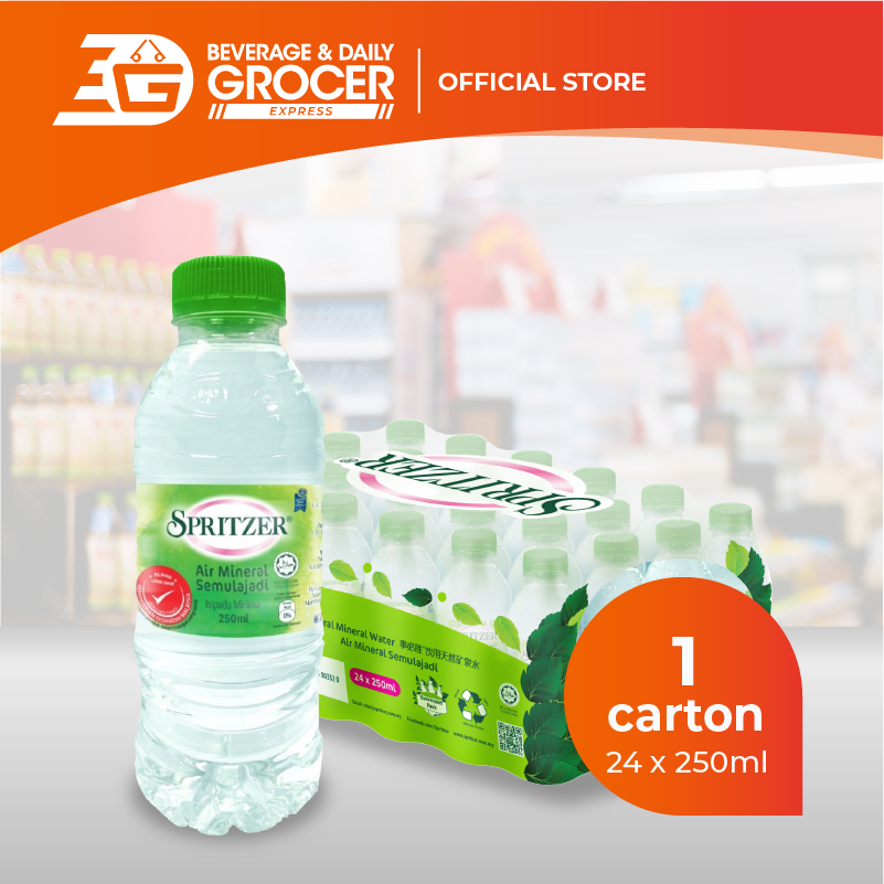 Spritzer Mineral Water - Shrink Pack ( 24 x 250ml) 1 Carton | Shopee Malaysia