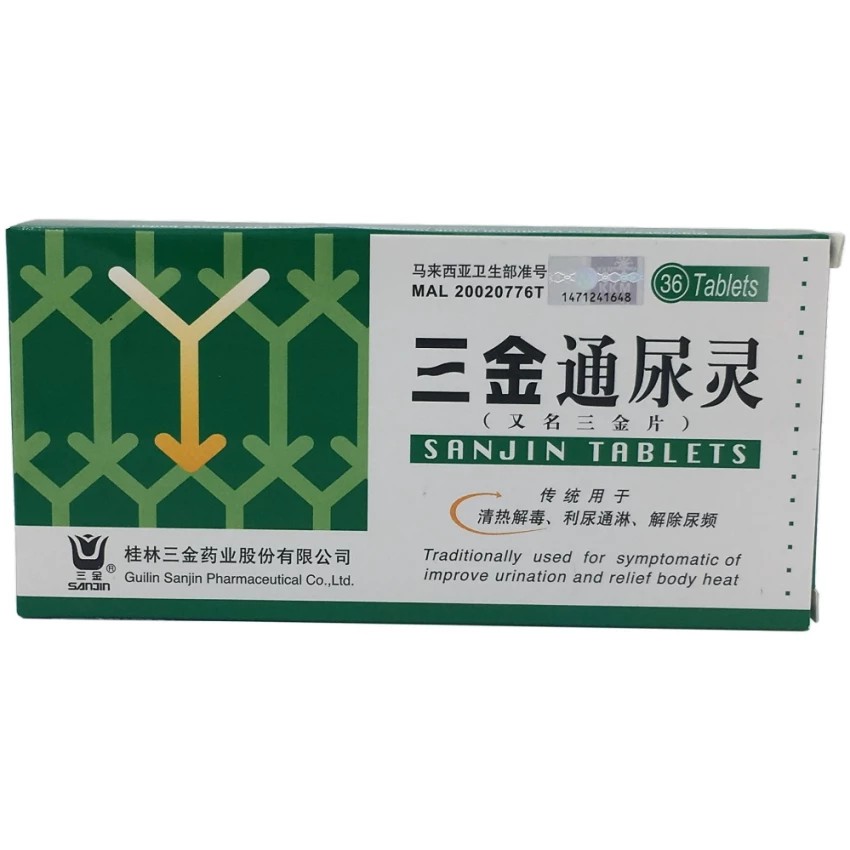 Sanjin Tablets 三金通尿灵( for Chronic Prostatitis, urinary tract infections ...