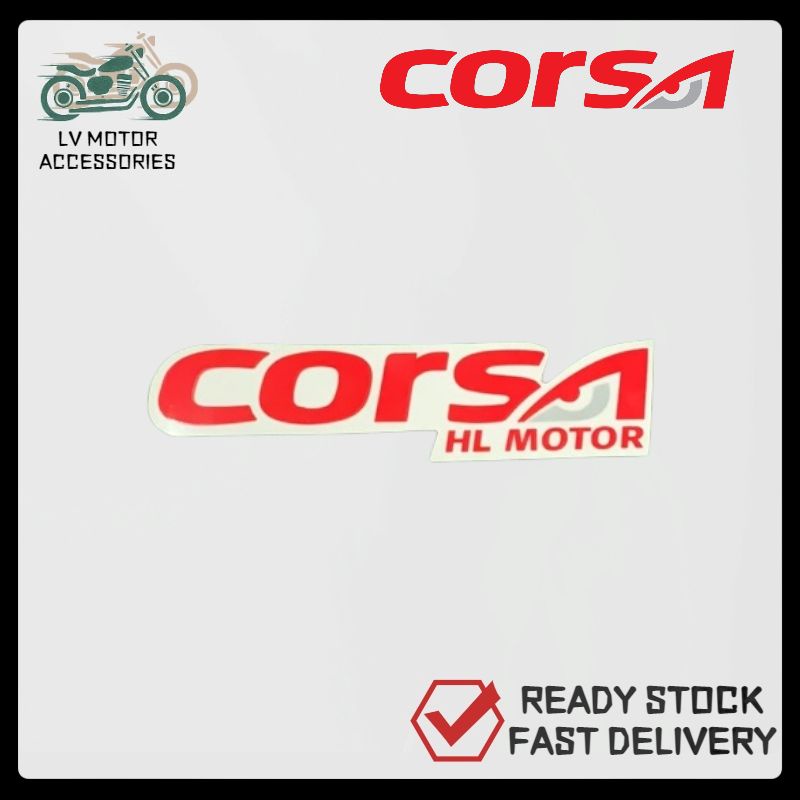 (READY STOCK) Corsa Sticker ( HL MOTOR ) | Shopee Malaysia