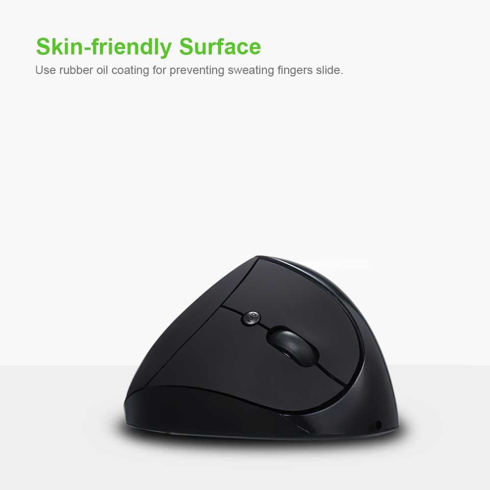 Optical Vertical Mouse Ergonomic Wireless Mouse (White) | Shopee Malaysia