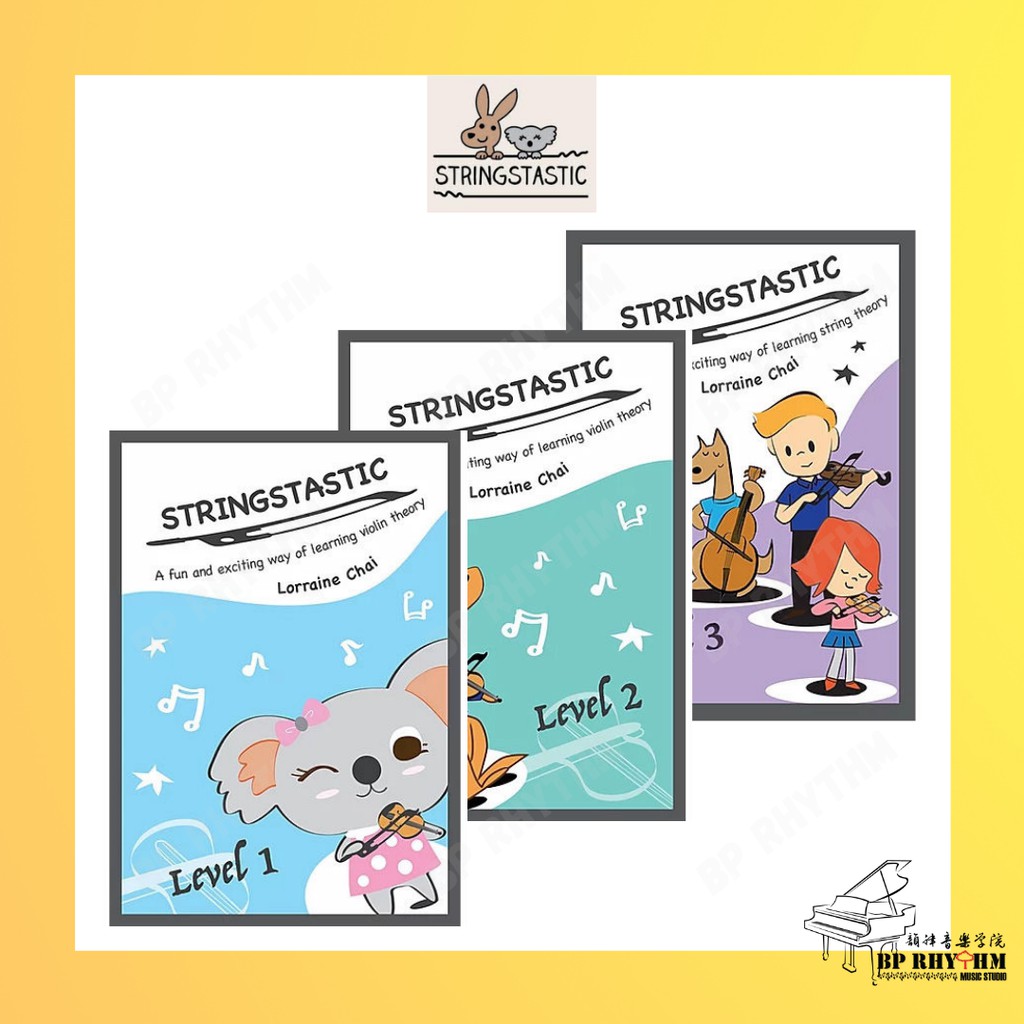 [Pre-order] Stringstastic A Fun and Exciting Way of Learning String Theory Level 1 - 3 (Violin ...