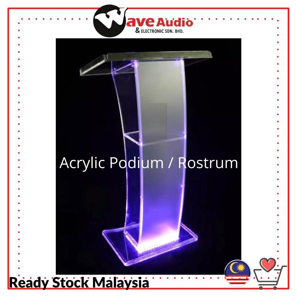 Acrylic Rostrum / Podium - LED Acrylic Rostrum Arcylic rostrum (LED can ...