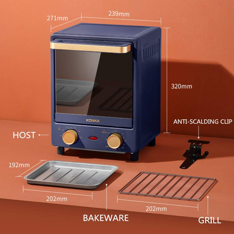 Konka Oven Electric Oven 12L household baking bread Mini vertical multi ... Konka Oven Electric Oven 12L household baking bread Mini vertical multi ...