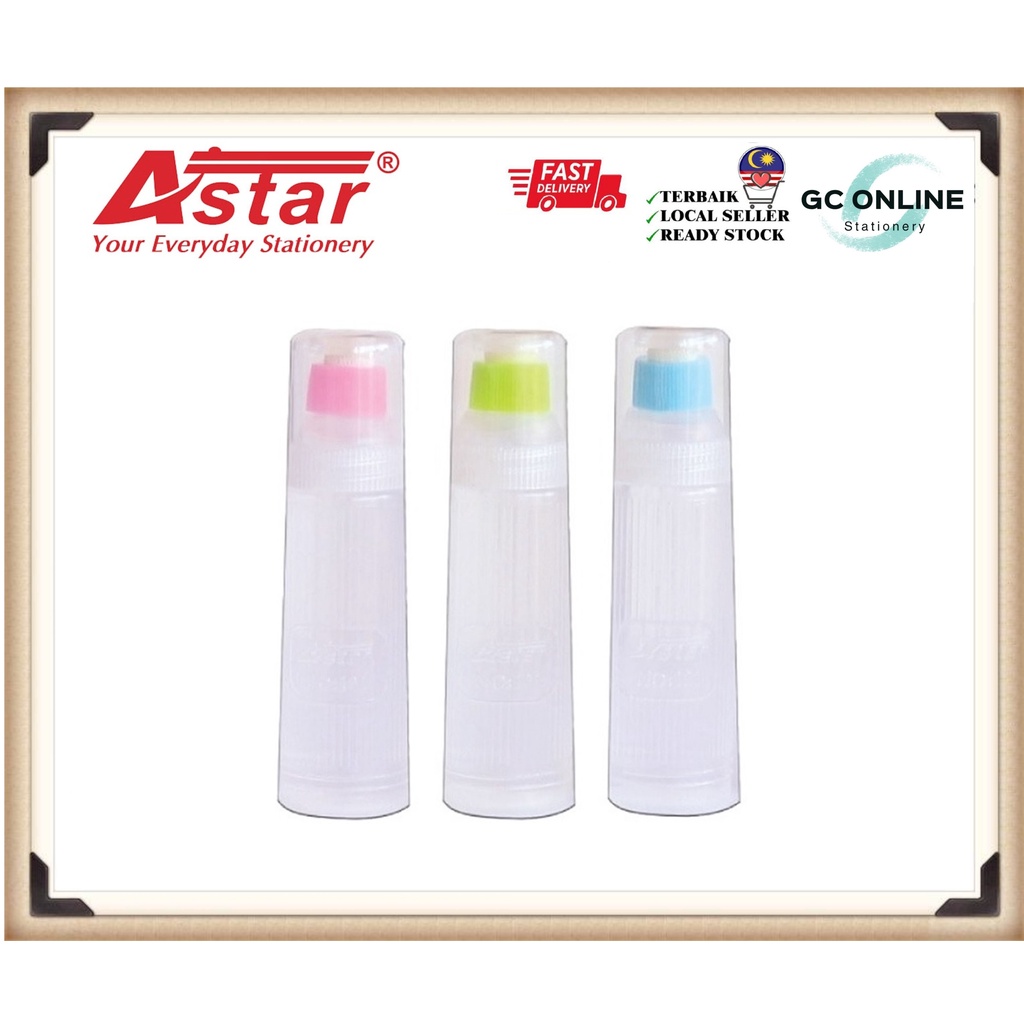 Astar 40ml Clear Glue 3’s / Water Glue / Gam Kertas / Gam Jernih ...