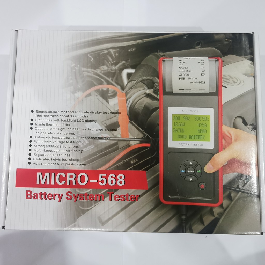 Digital Battery Tester with Printer | Shopee Malaysia