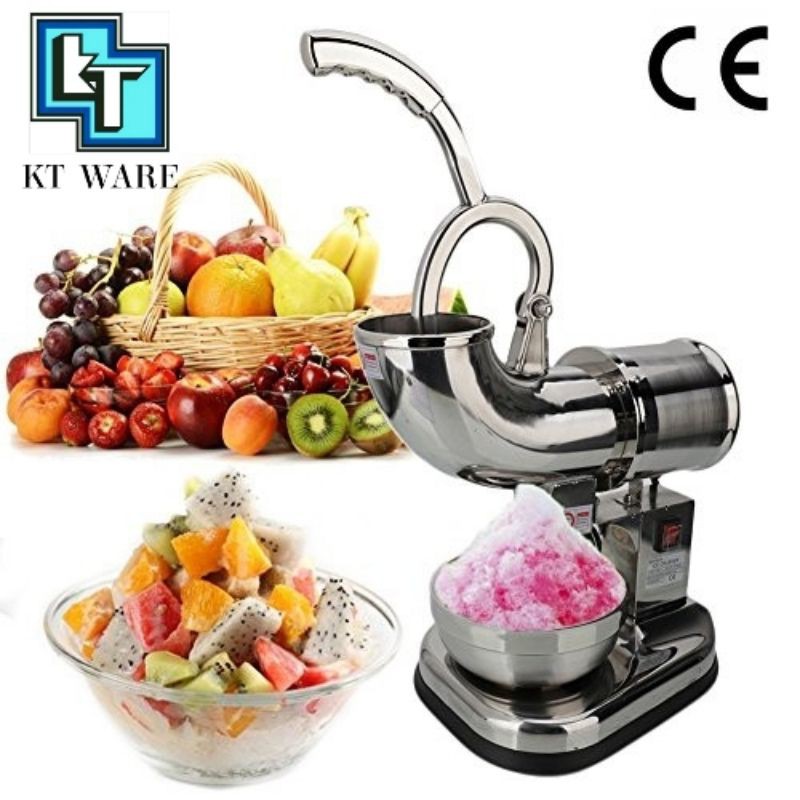 KT WARE Commercial ICE CRUSHER MACHINE Electric Dual Blade Ice Shaver ...