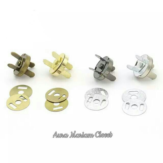10 sets - 14mm Magnetic Snap Button - Butang Magnet | Shopee Malaysia