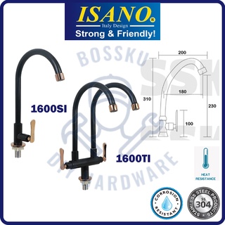 ISANO [ Sink / PIllar Mounted ]Type SUS304 1/2" Faucet Single Double ...