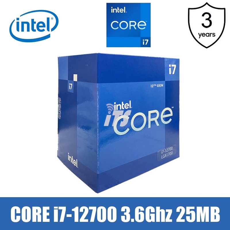 Intel Core I7-12700 12th Gen Processor - Alder Lake (25MB Cache, 3.6Ghz) | Shopee Malaysia