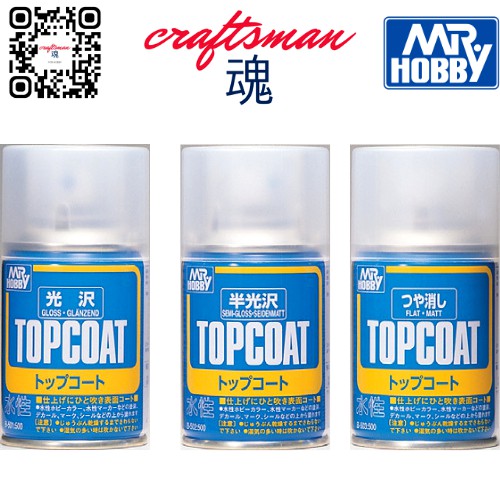 Mr.Hobby Mr.Top Coat (Gloss, Semi-Gloss, Matt) | Shopee Malaysia