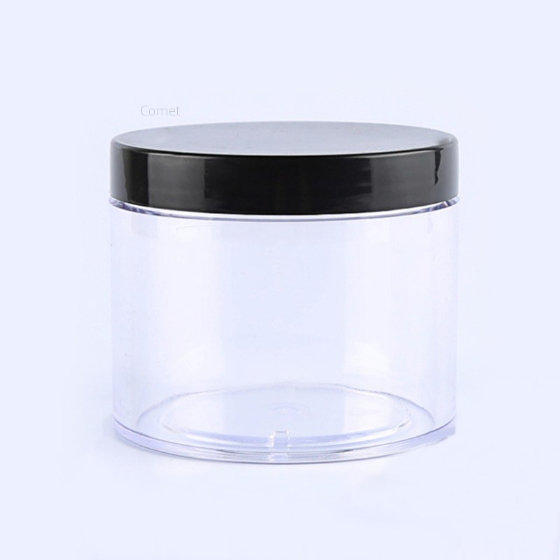 Comet 50ml Empty Clear PET Plastic Jar Cosmetic Creams Containers Screw ...