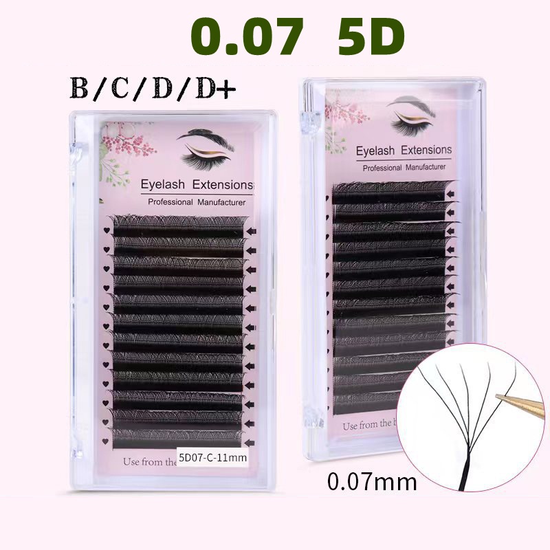 [0.07~5D] New Style 5D Five-Leaf Clover Grafting Eyelashes Four-Leaf ...