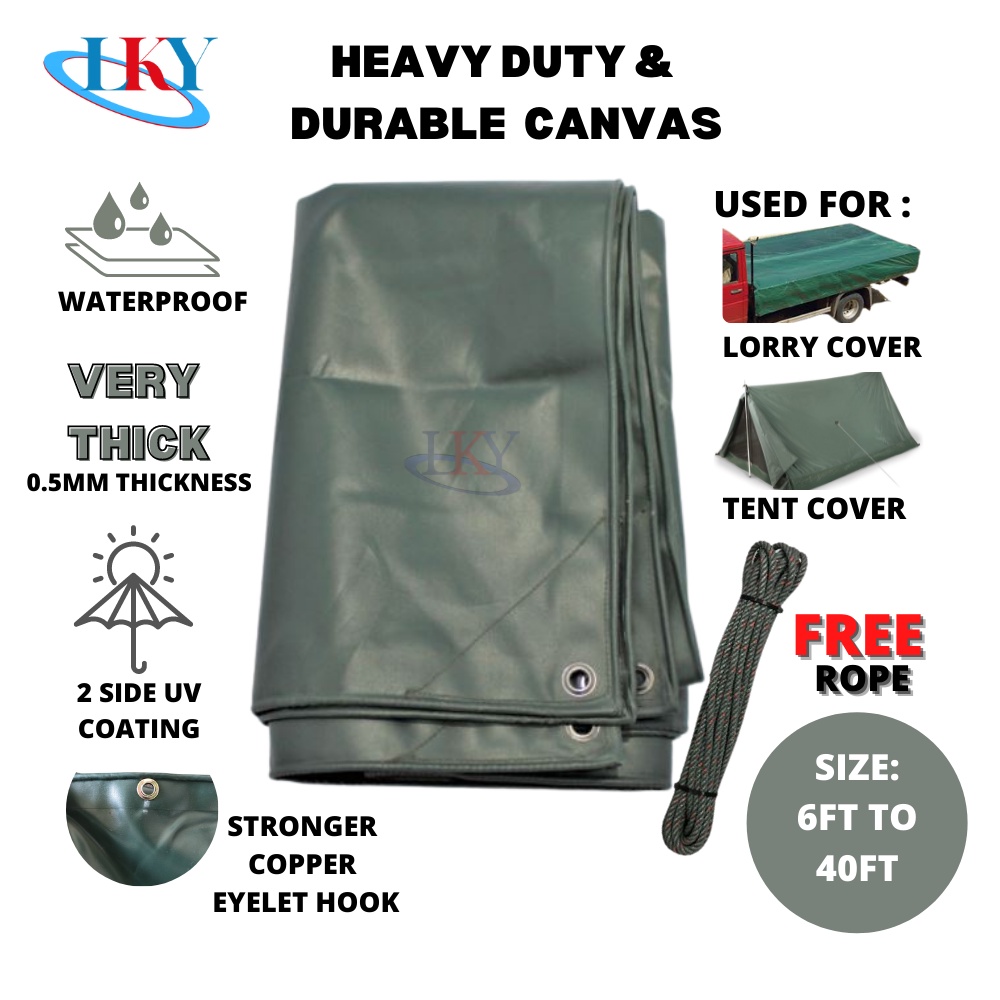 LKY Kanvas Khemah Tarpaulin Canvas / Lorry Canvas Kanvas Lori 帆布 ...