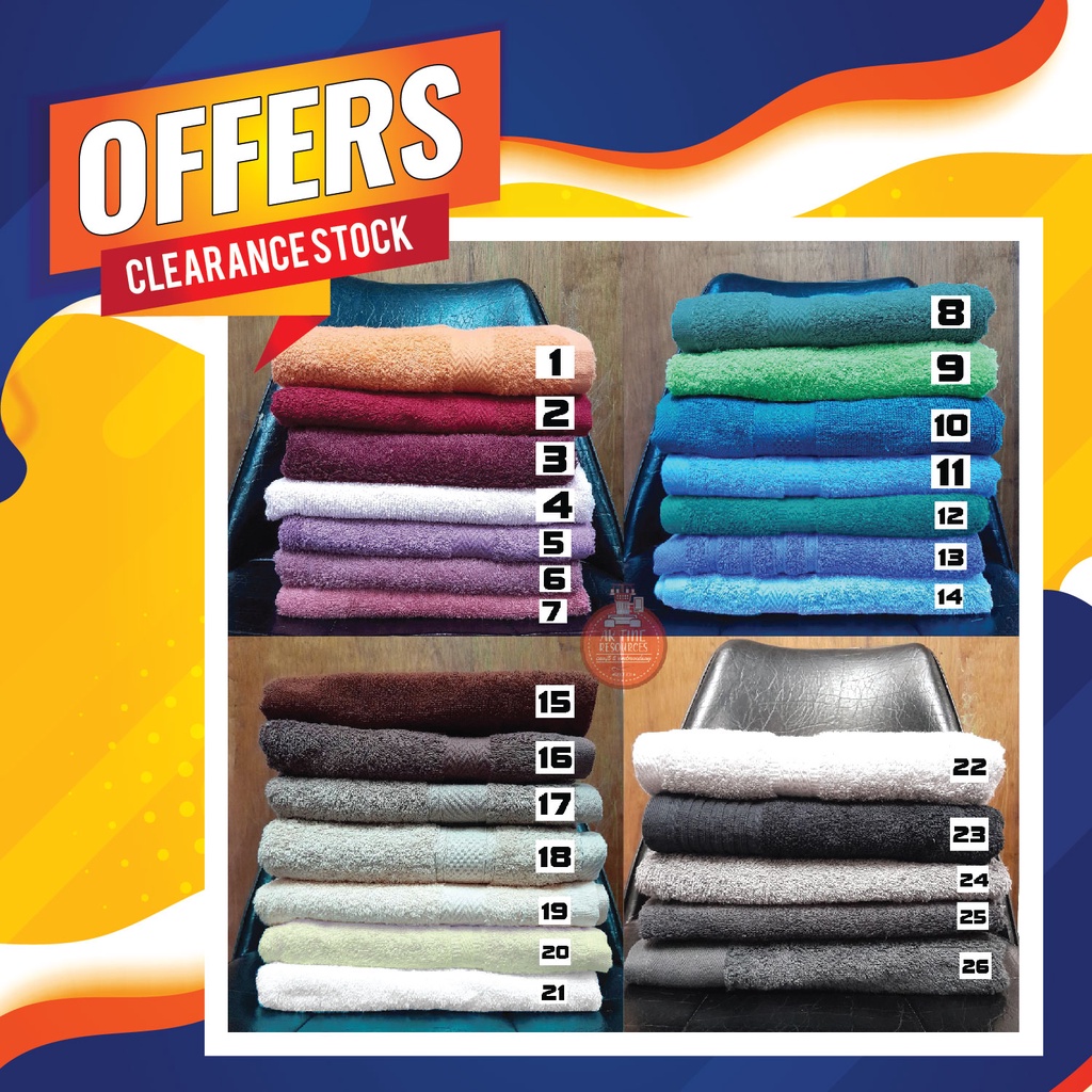 [REJECT EDITION] Tuala Mandi Kanak - Kanak Kosong Baru | Plain Towel ...