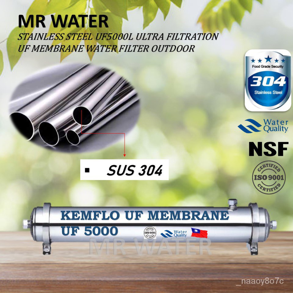 Kemflo uf5000l ultra filtration uf membrane water filter purifier ...