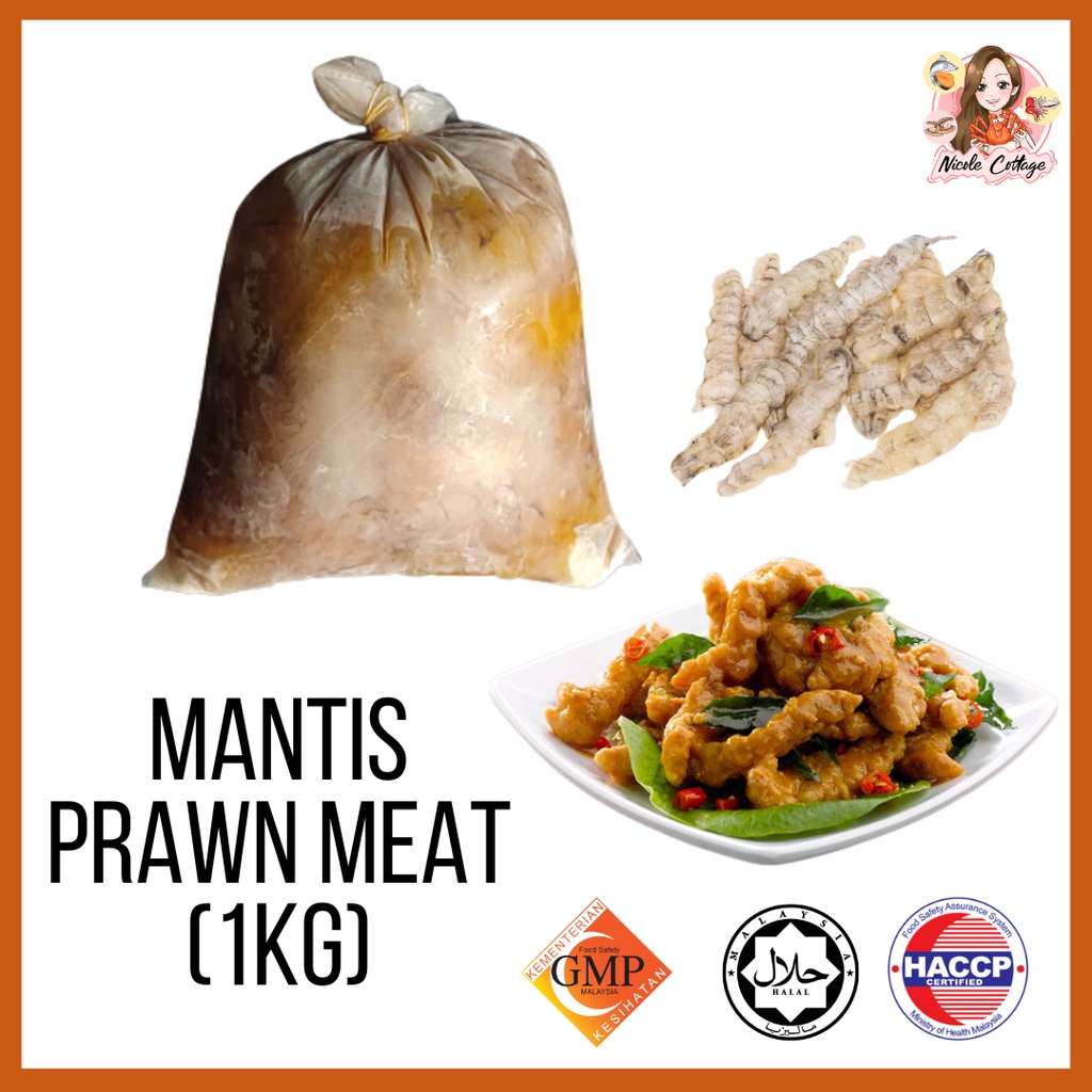Mantis Shrimp Meat/Mantis Prawn Meat/Udang Lipan 1kg | Shopee Malaysia