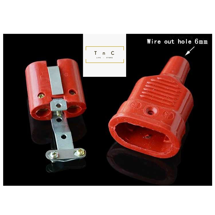 2Pole Plug Connector Heater Plug Aluminium Plug Hight Temperature Plug ...