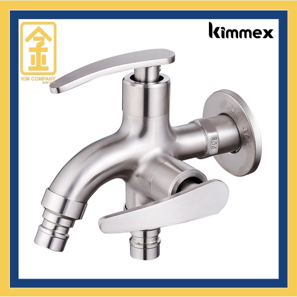 kimmex Two Way Bib Tap (KM-TWT1D-02-SS) | Bib Tap | Water Tap | Wall ...