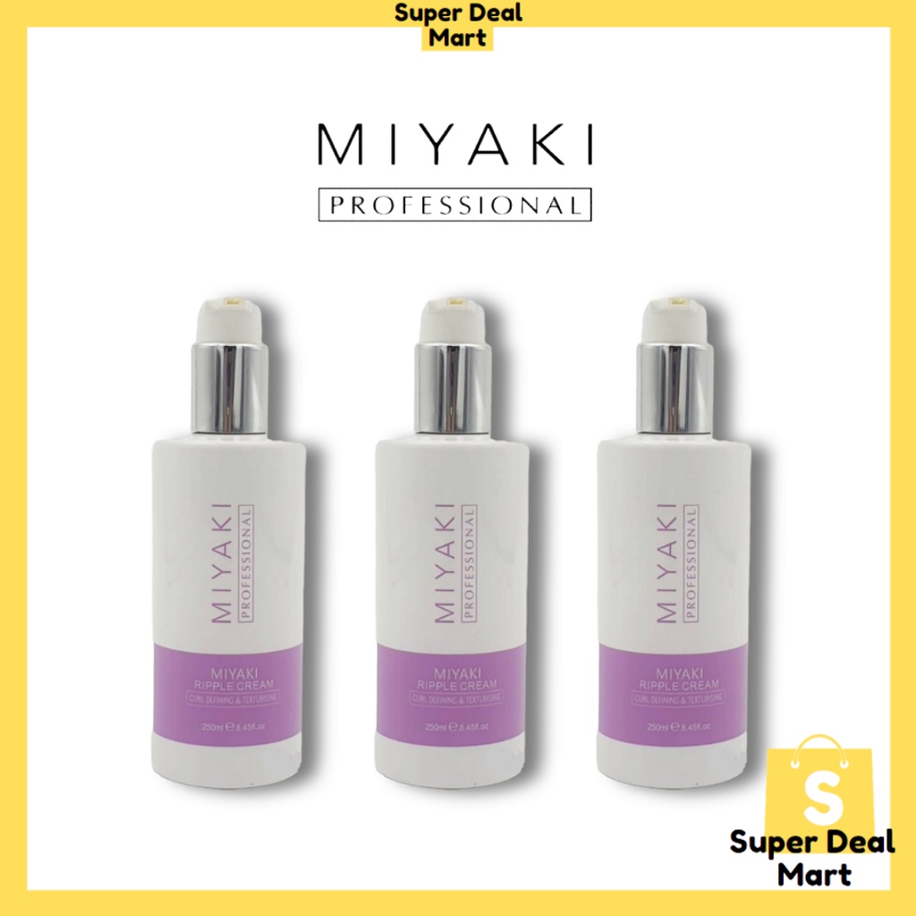 Miyaki Professional Ripple Hair Curl Cream 250ml | Shopee Malaysia