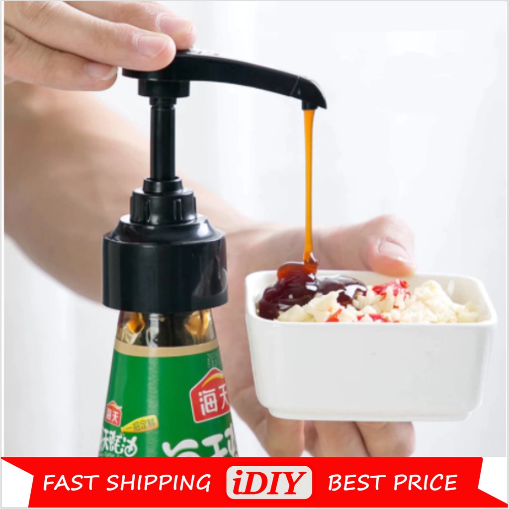 Pam Botol Sos Cili Tomato Kicap Sos Tiram Pump Head Soy Sauce | Shopee ...