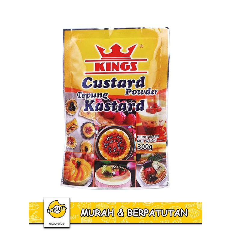 KINGS CUSTARD POWDER (TEPUNG KASTARD) | Shopee Malaysia