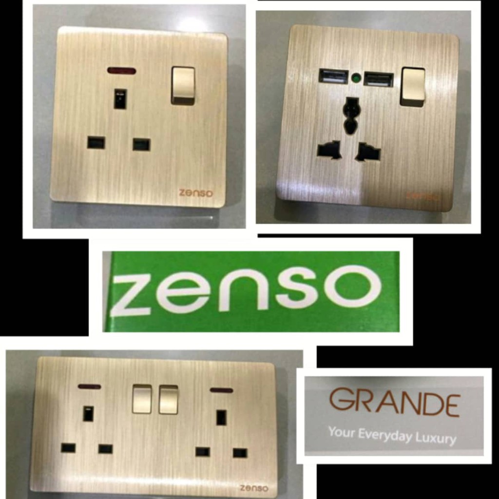 ZENSO-GRANDE SERIES 13A SOCKET/13Ax2 SOCKET/UNIVERSAL SOCKET+2 USB ...