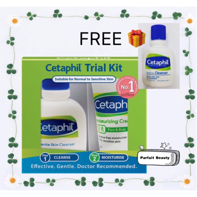 [FOC FREE GIFT] Cetaphil Trial Kit (15G+29ML) | Shopee Malaysia