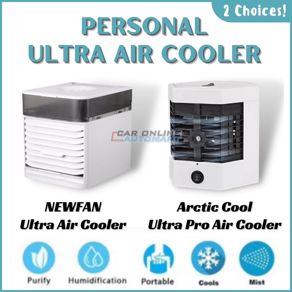 Mini Air Conditioner Table Aircond Fan Penghawa Dingin LED [ARCTIC 2x ...