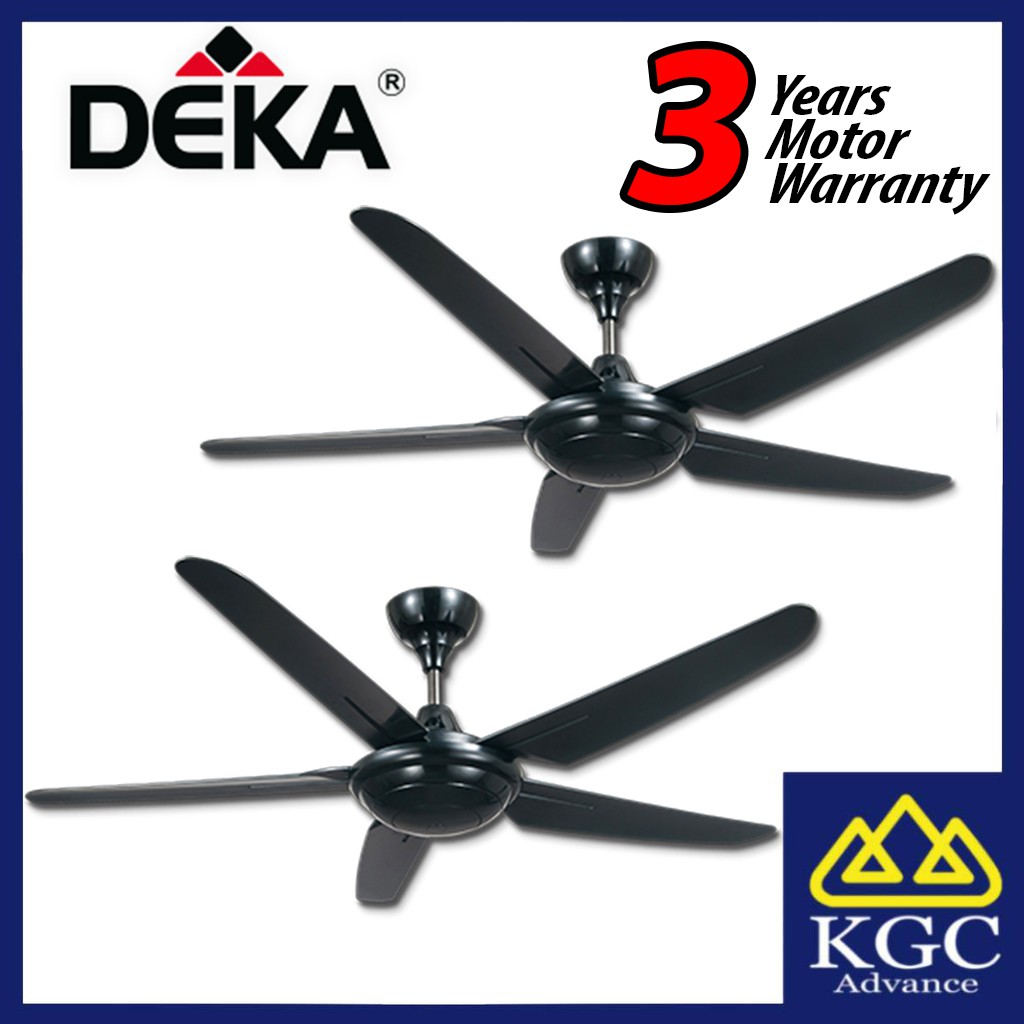 Deka Ceiling Fan F5P 5 Blades 3 Speeds with Full Function Remote ...