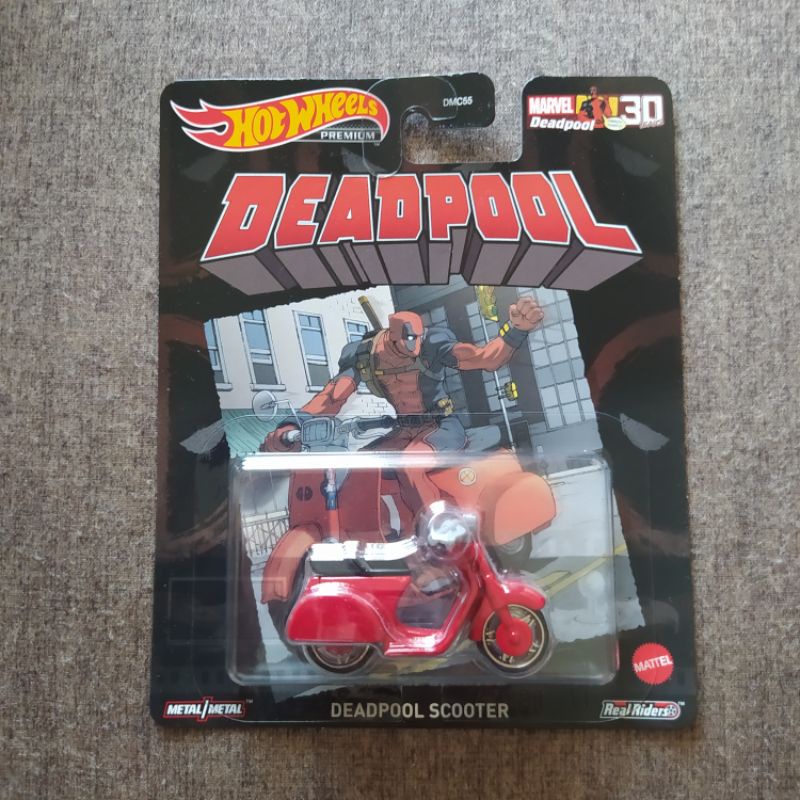 Hot Wheels Premium Entertainment Deadpool Scooter | Shopee Malaysia
