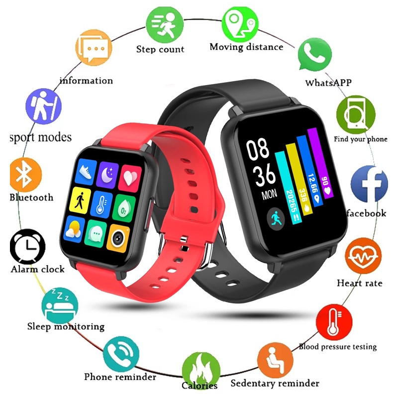 Smart Watch Bluetooth 5.0 Huawei Similar Function Smartwatch IP68 ...
