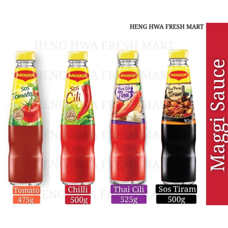 MAGGI Chilli Sauce/MAGGI Tomato Sauce/MAGGI Thai Chilli/MAGGI Sos Cili ...