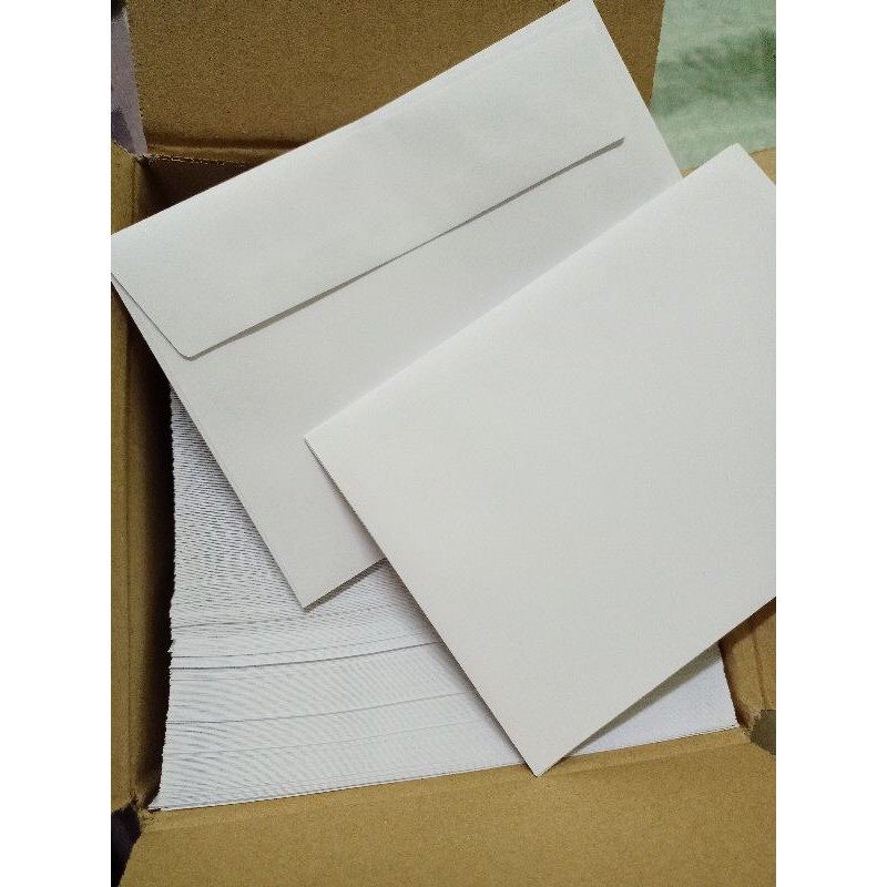 Sampul Surat Putih/ White Envelope 6 x 4 Inch (50PCS) | Shopee Malaysia