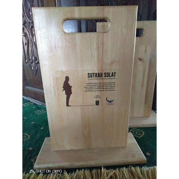 Sutrah Kayu Penghadang Solat | Shopee Malaysia