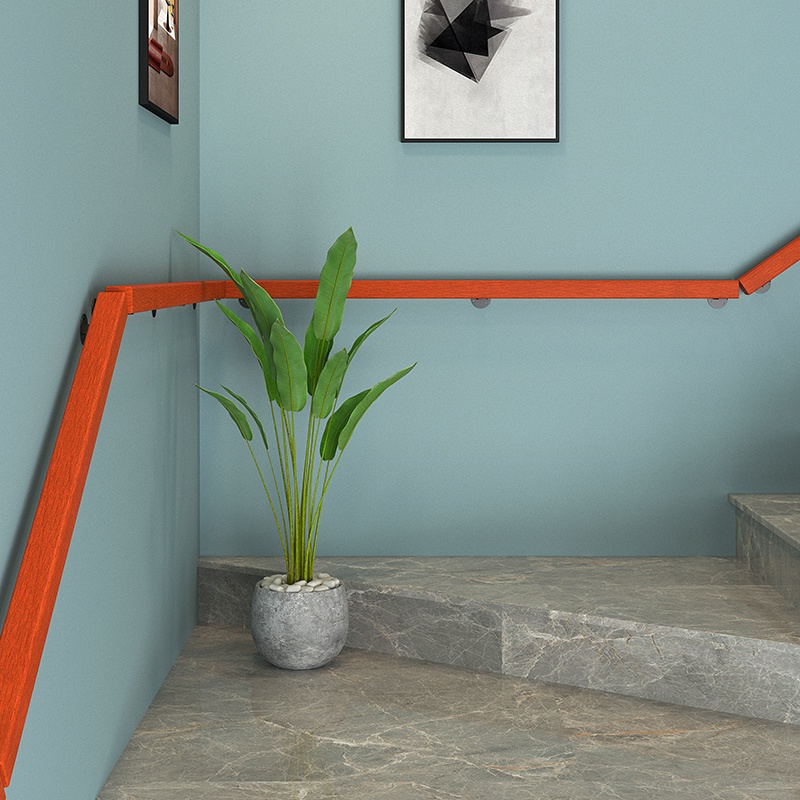 Wall stair handrails, solid wood attic handrails, self-installed ...