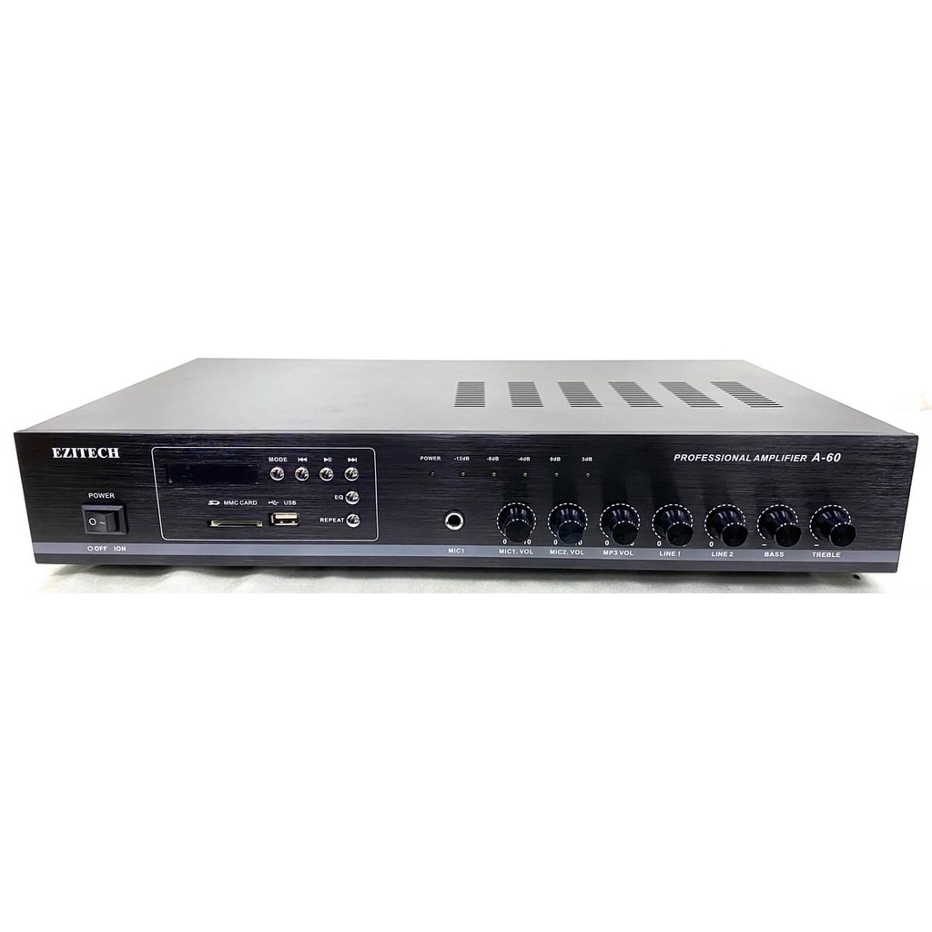 EZITECH A60 PA AMPLIFIER WITH USB/BLUETOOTH (60W 100V) | Shopee Malaysia