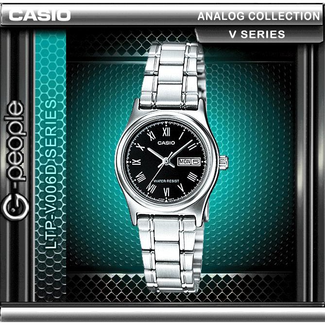 CASIO LTP-V006D-1BV / LTP-V006D-1B / LTP-V006D ANALOG WOMEN'S WATCH 100 ...