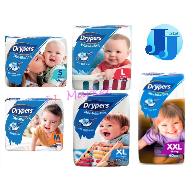 DRYPERS WEE WEE DRY (S/M/L/XL/XXL) | Shopee Malaysia